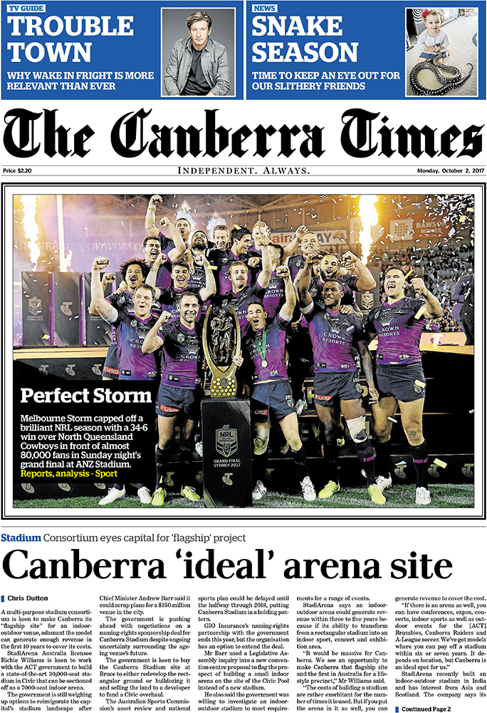 Canberra Development Recognised as an Ideal Site