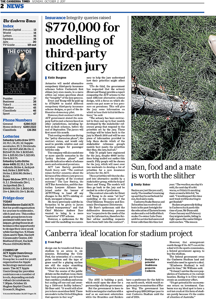 Canberra Development Recognised as an Ideal Site